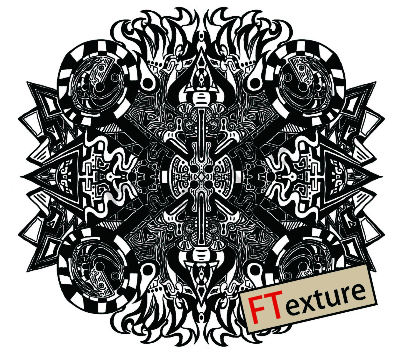 [圖騰藝術介紹] FTexture 奇幻的紋理！將抽象之美、神秘的象徵融入繪畫之中 - RosyArts