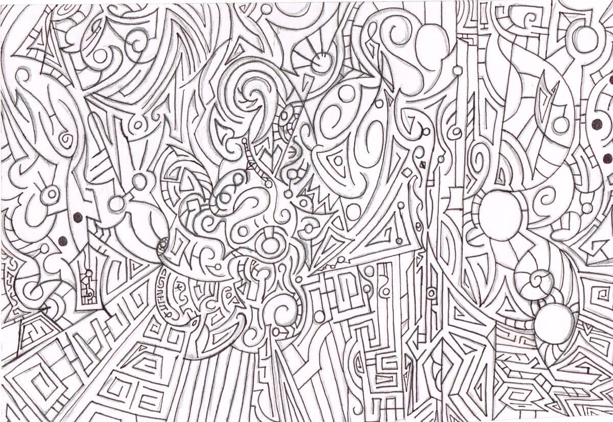 [圖騰藝術介紹] FTexture 奇幻的紋理！將抽象之美、神秘的象徵融入繪畫之中 - RosyArts