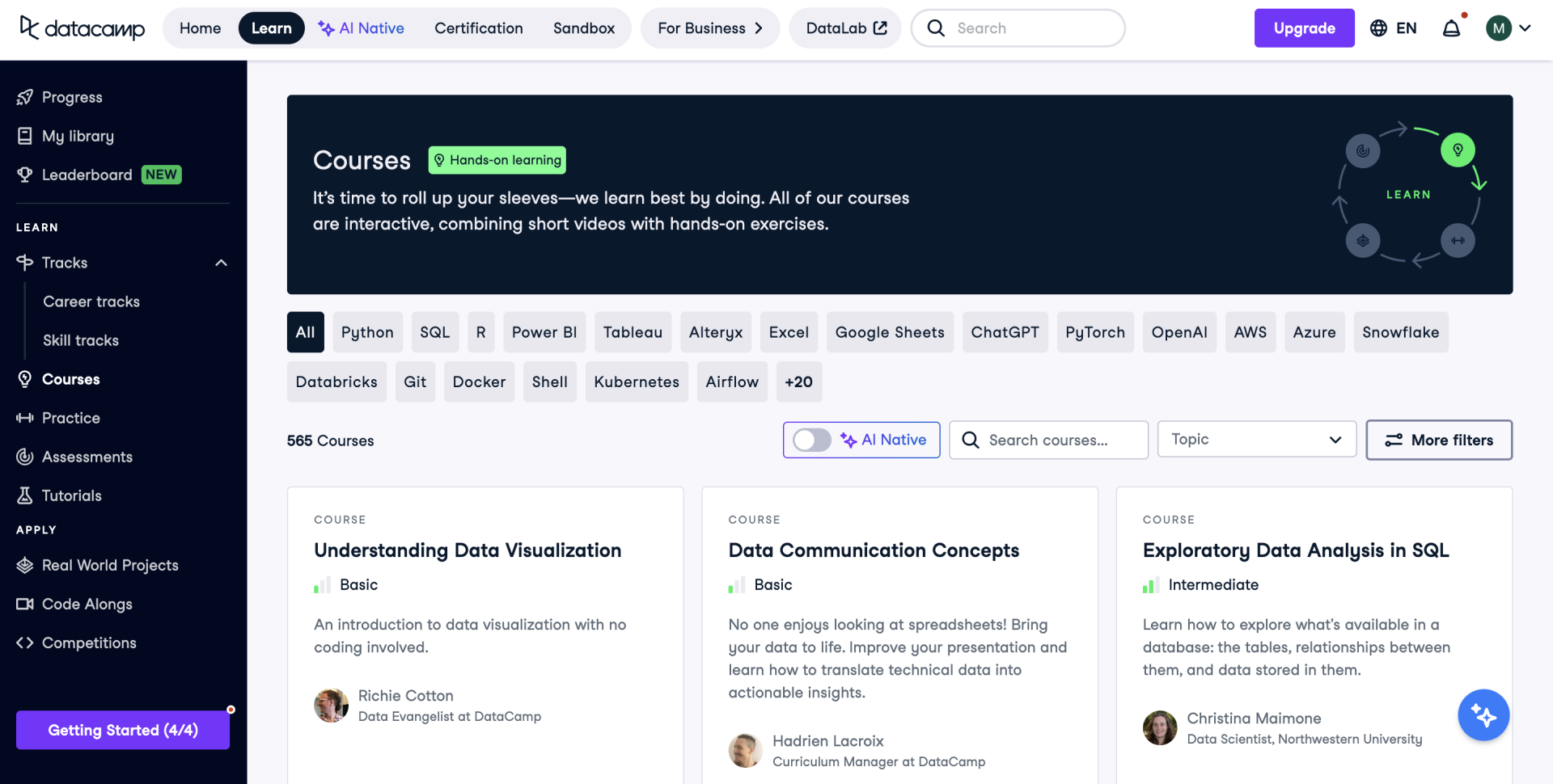 Datacamp 使用心得｜學 SQL / Python 值得嗎？真實評價、費用與證書整理，資料分析課程推薦 - RosyArts